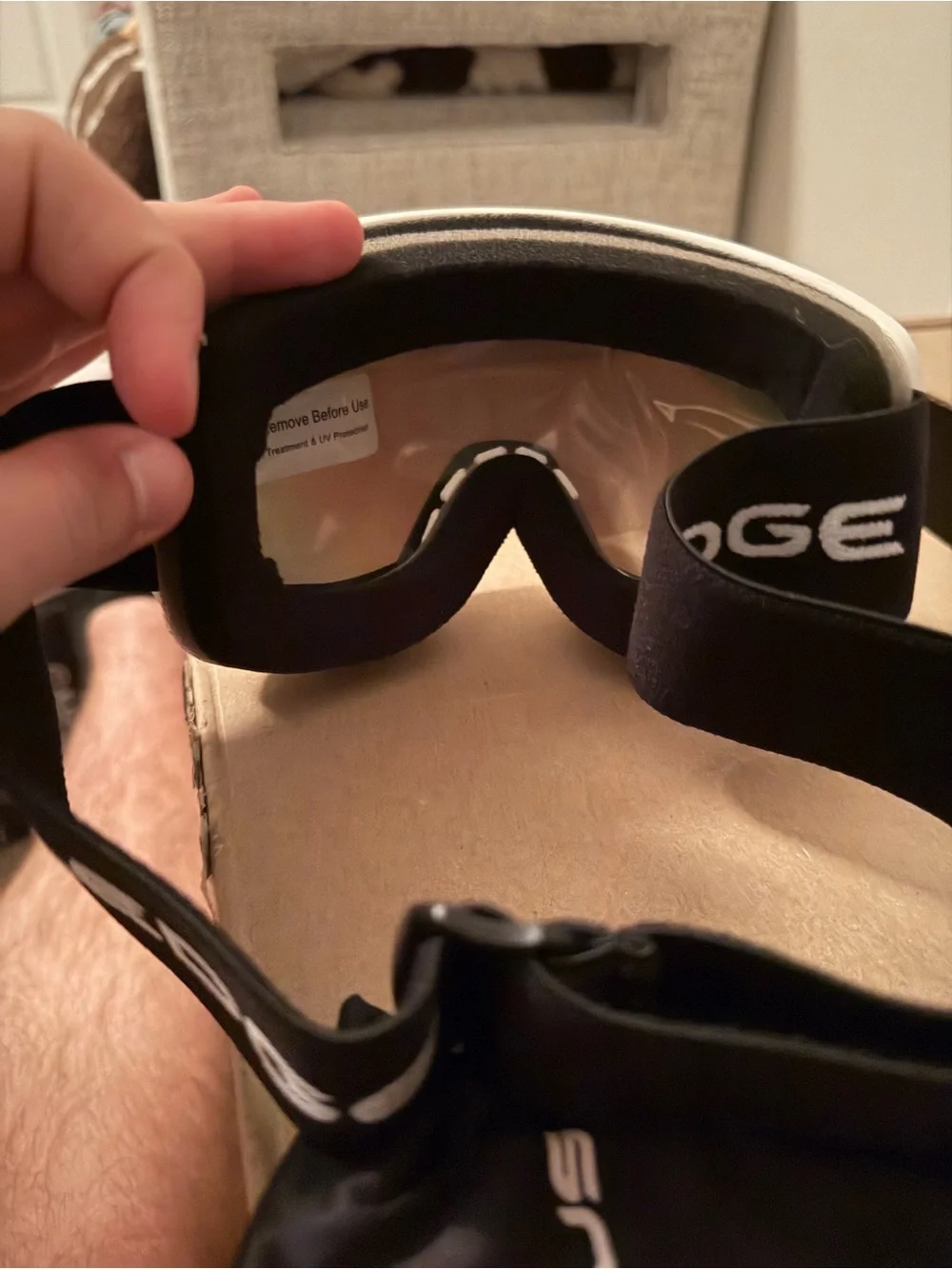 Other | Snowledge Whiteframe Ski Goggles With Rainbow Mirrored Lens ...